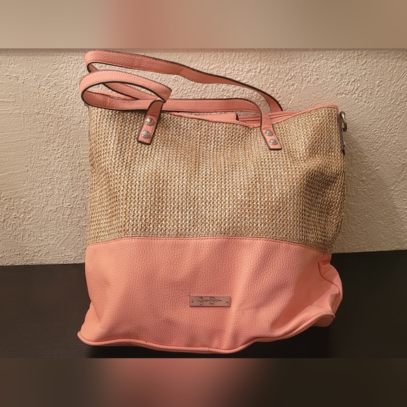 Jessica Simpson | Bags | Jessica Simpson Peach Getaway Tote | Poshmark